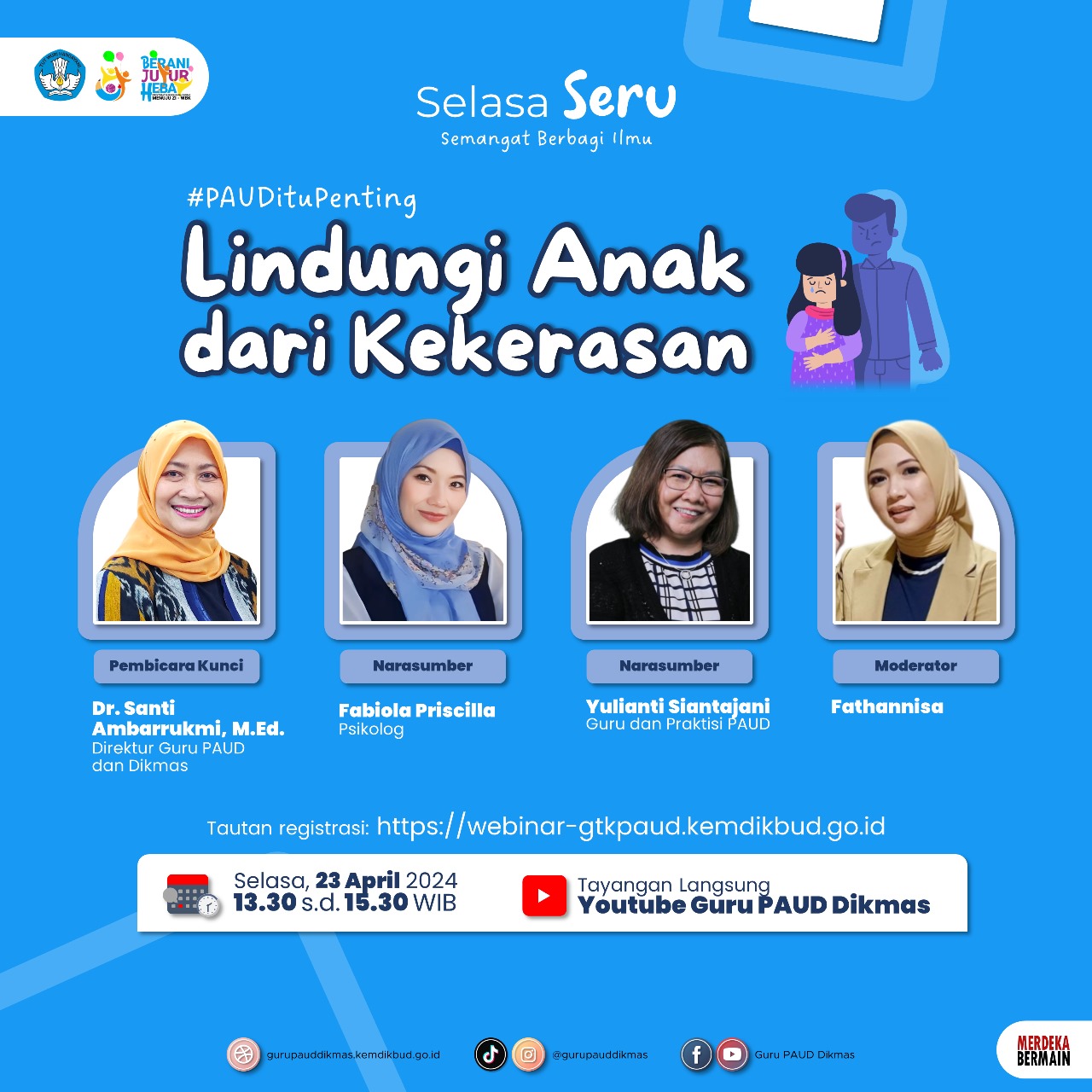 Lindungi Anak dari Kekerasan Seksual | Webinar Guru PAUD dan PNF